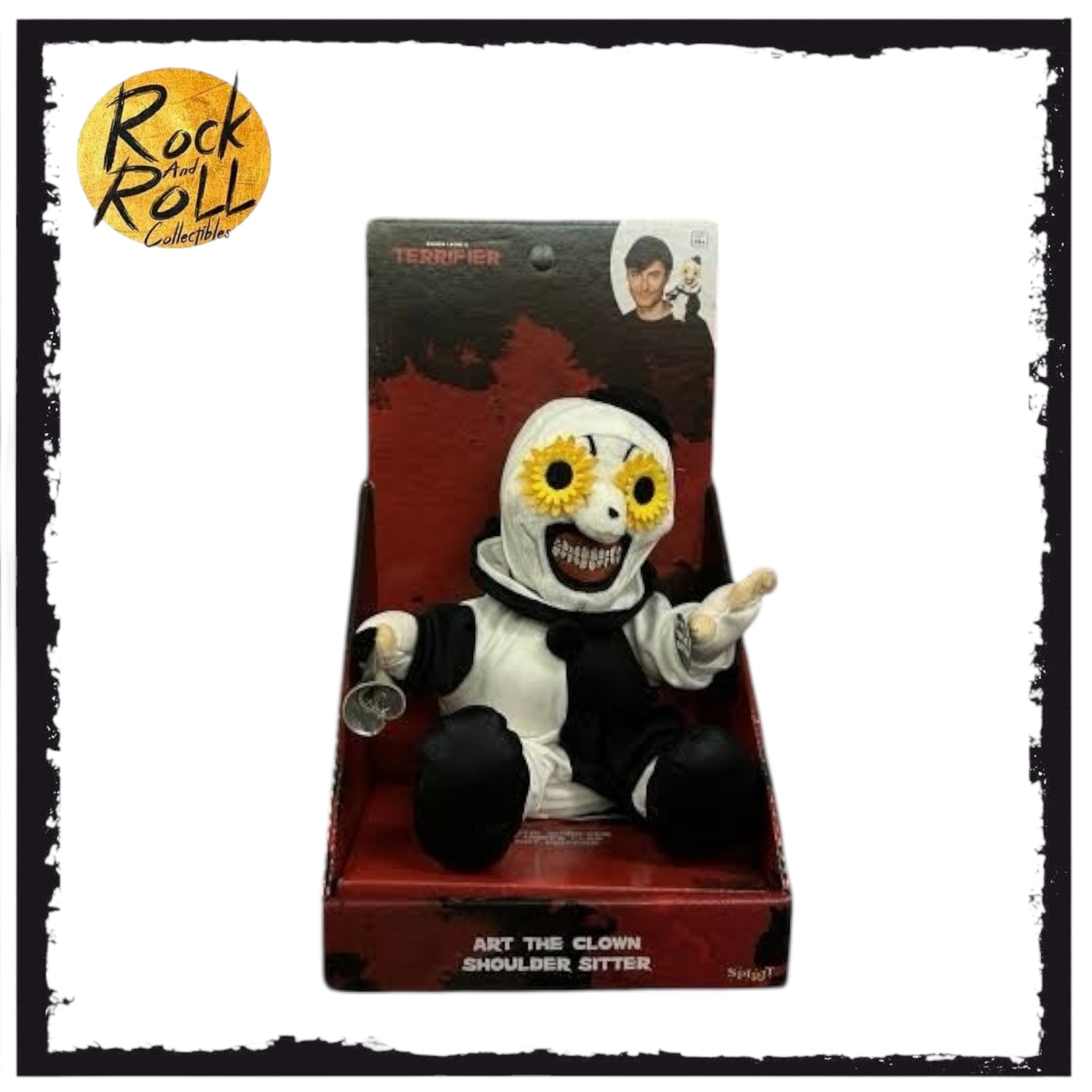 Spirit Halloween - Terrifier - Art the Clown Shoulder Sitter – rock and ...