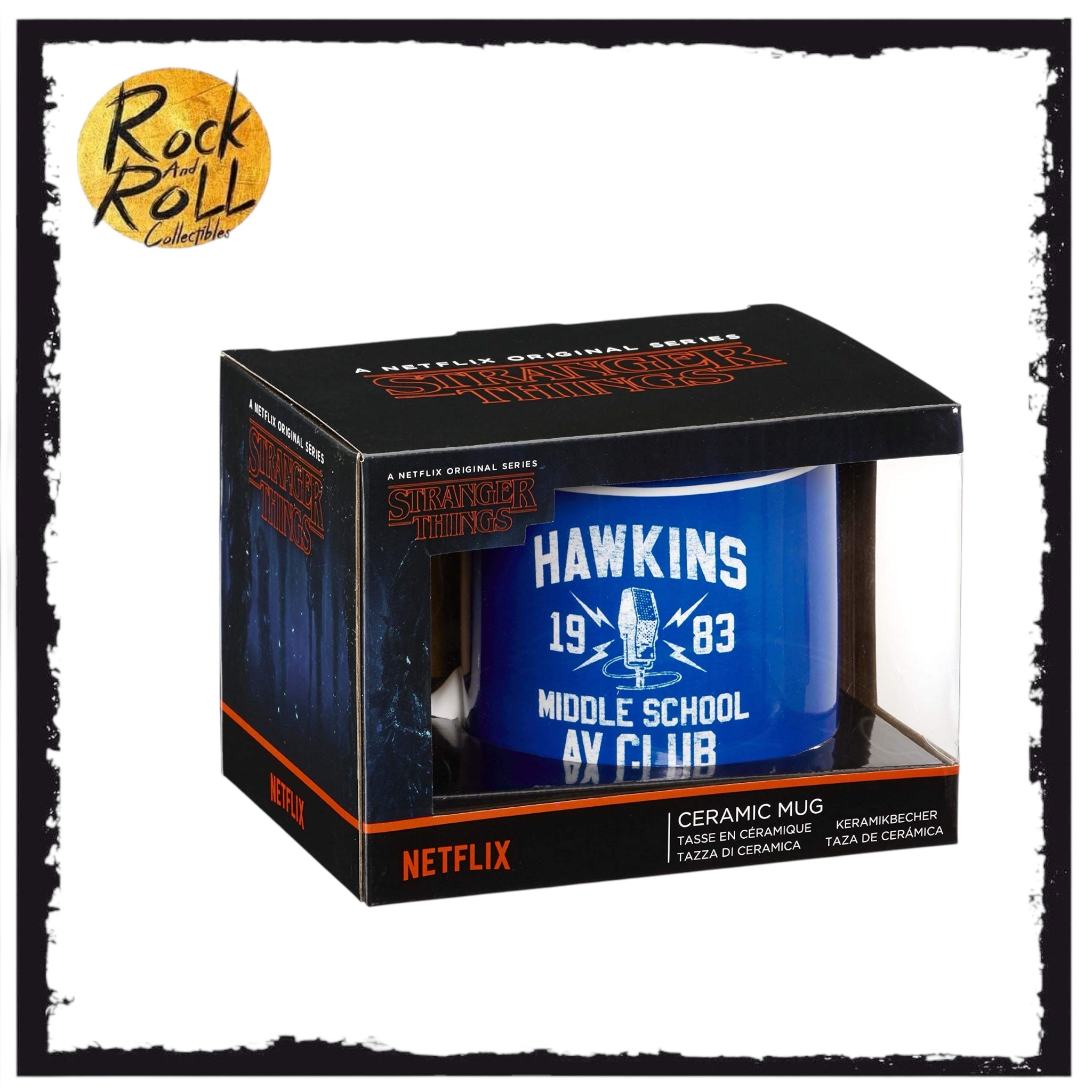 Funko: Stranger Things Ceramic Mug Hawkins AV Club – rock and roll ...