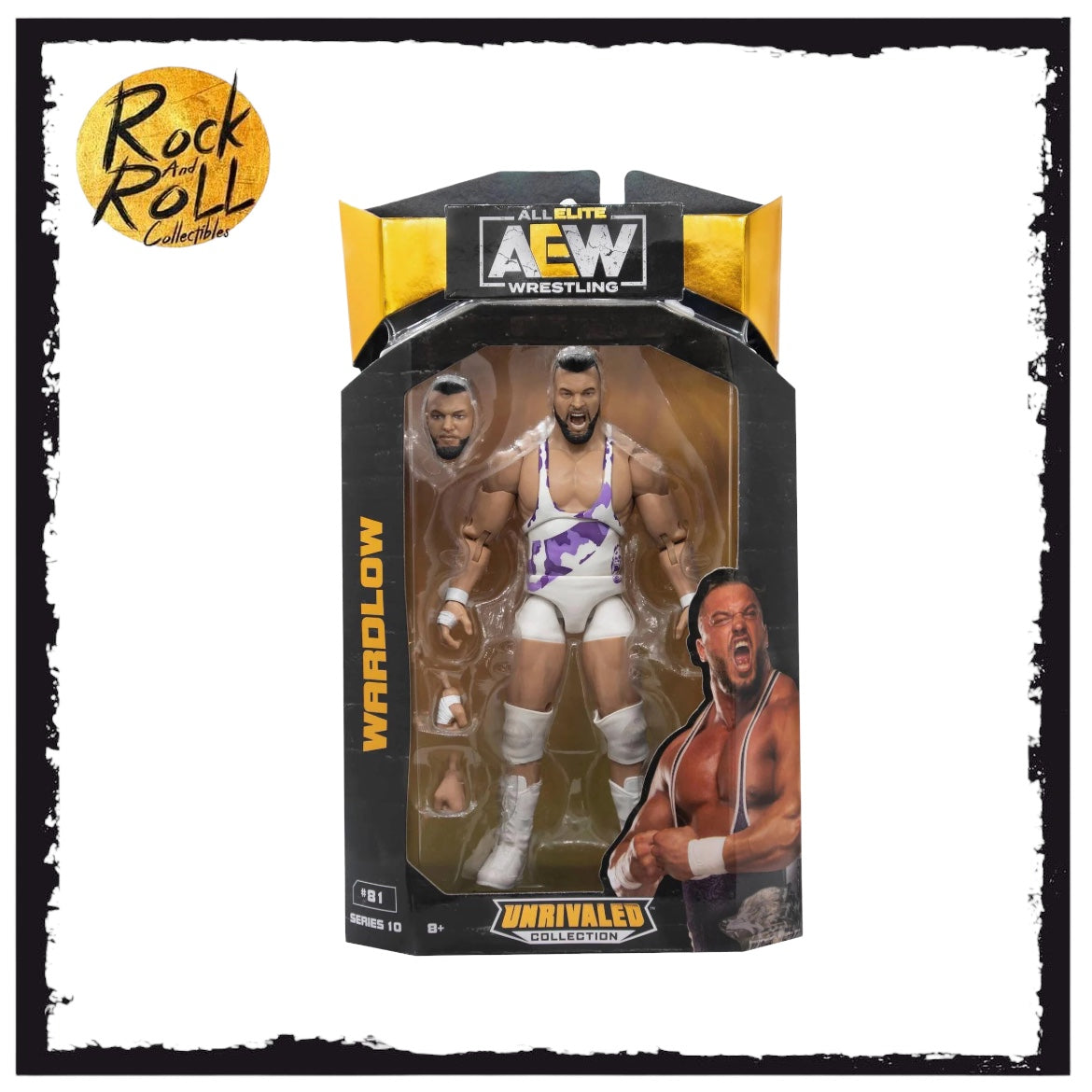 WARDLOW - AEW UNRIVALED COLLECTION SERIES 10 – rock and roll collectibles WARDLOW - AEW UNRIVALED COLLECTION SERIES 10 – rock and roll collectibles