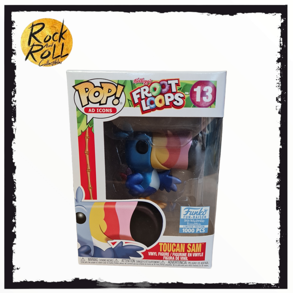 Funko Pop! Ad Icons Froot Loops - Metallic Toucan Sam #13 LE 1000 ...